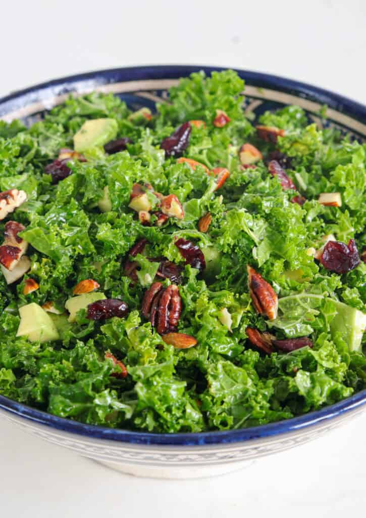 Healthy Kale Salad Recipe - The Cooking Foodie
