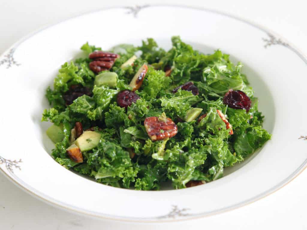 Healthy Kale Salad Recipe - The Cooking Foodie