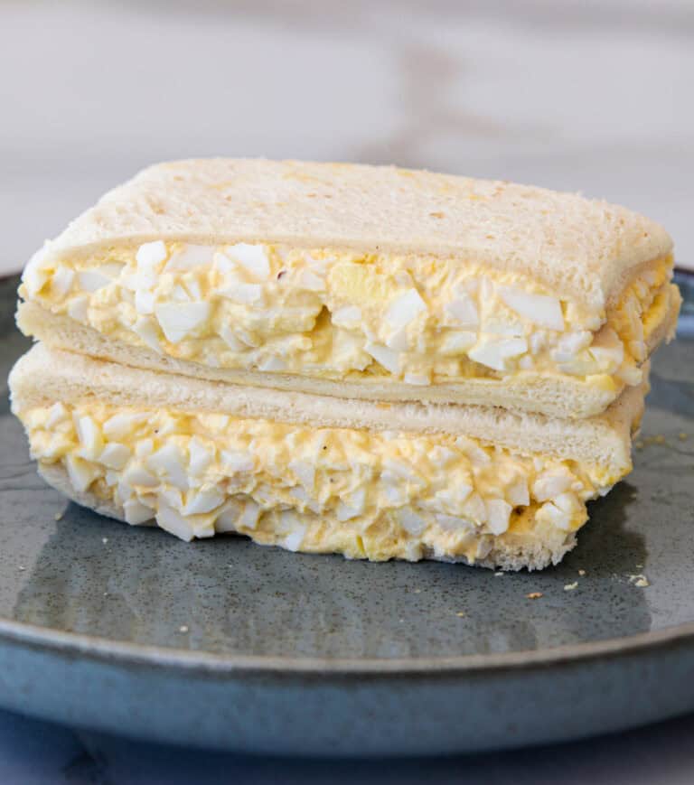 Japanese Egg Sandwich Recipe (Tamago Sando) - The Cooking Foodie