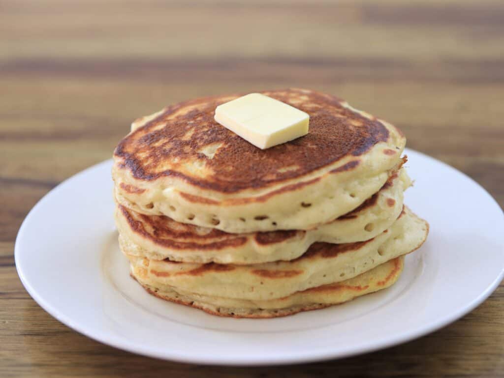 Easy Pancakes Without Milk Recipe - The Cooking Foodie