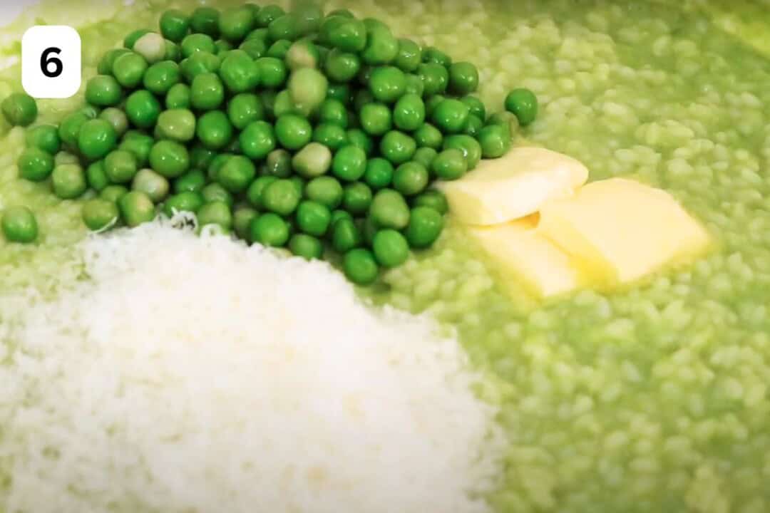 Pea Risotto Recipe - The Cooking Foodie