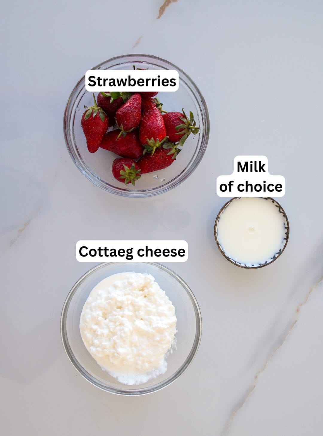 Strawberry Cottage Cheese Smoothie (High Protein!) - The Cooking Foodie