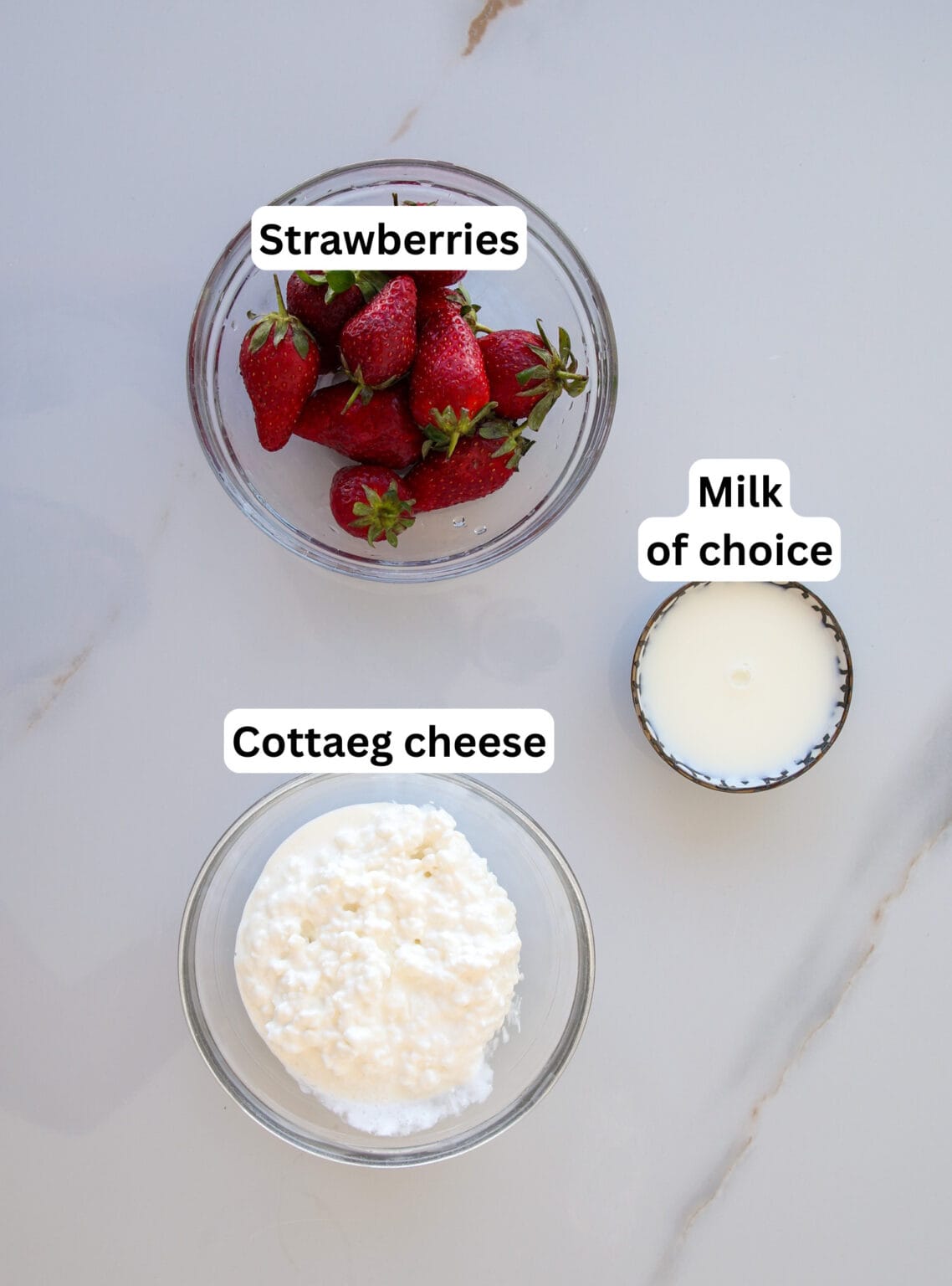 Strawberry Cottage Cheese Smoothie (High Protein!) - The Cooking Foodie