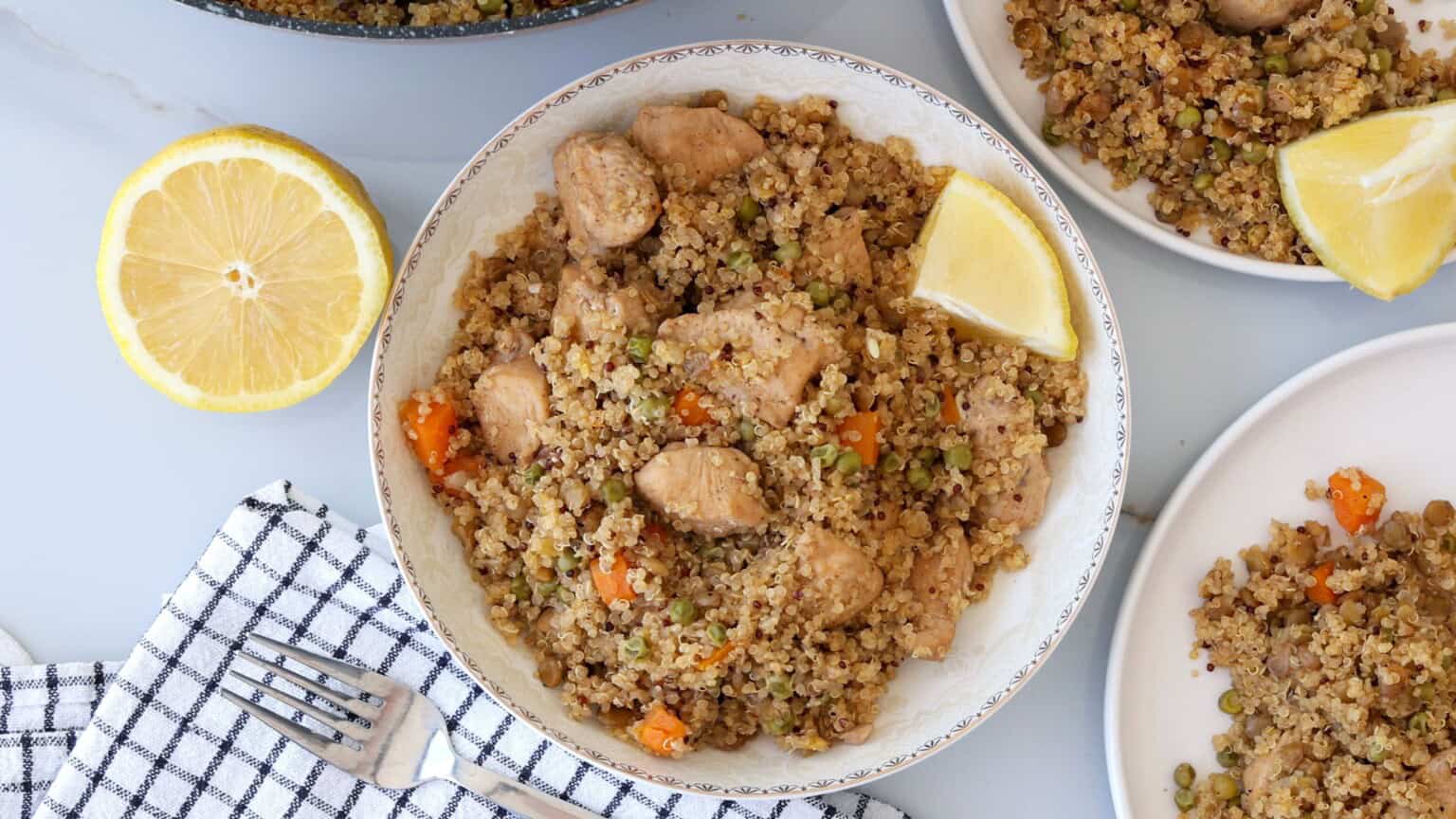 One Pot Chicken Bulgur Recipe - The Cooking Foodie