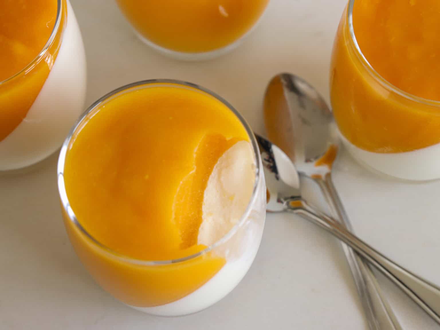 Mango Panna Cotta Recipe - The Cooking Foodie