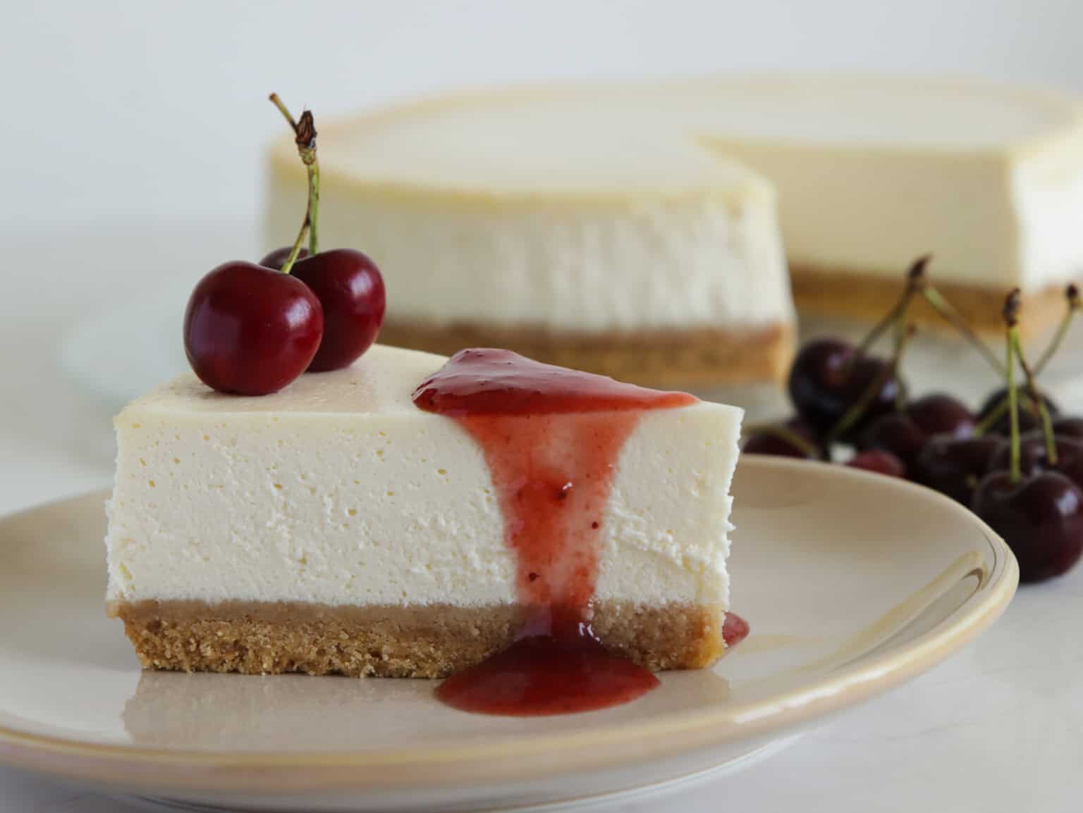 The Best Classic Cheesecake Recipe (Creamy & Crack-Free) - The Cooking ...