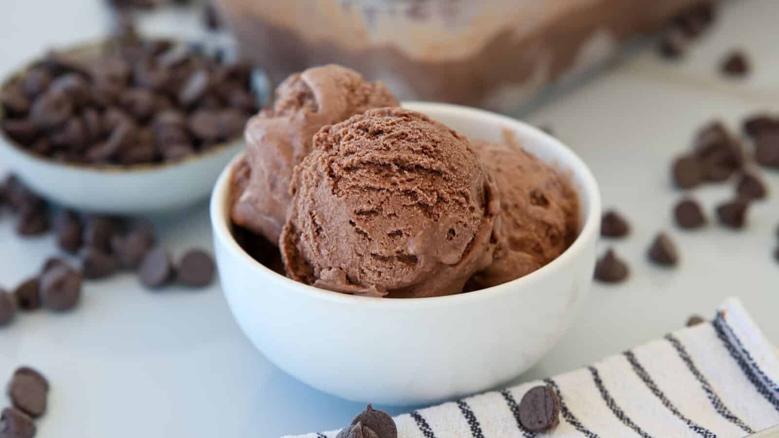 Easy Homemade Chocolate Ice Cream Recipe (Only 3-ingredients) - The ...
