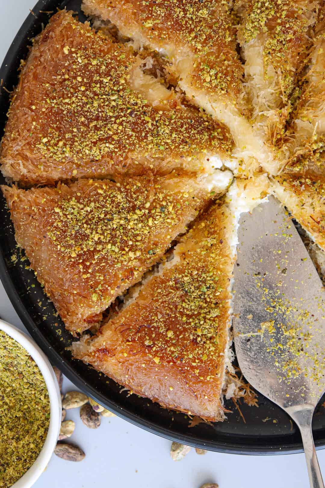 The Best Kunafa (Knafeh) Recipe | Easy and Authentic - The Cooking Foodie