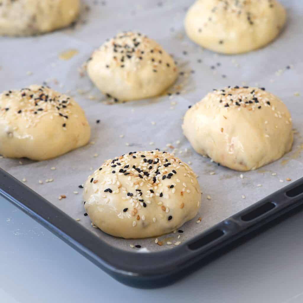 Easy Baked Meat Buns | Soft & Juicy - The Cooking Foodie