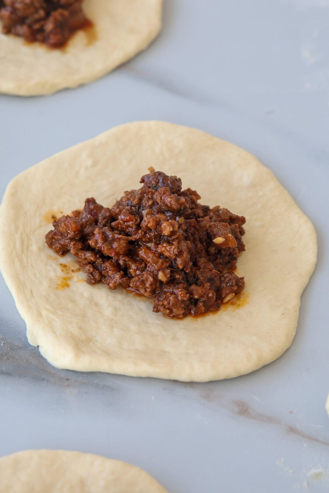 Easy Baked Meat Buns | Soft & Juicy - The Cooking Foodie