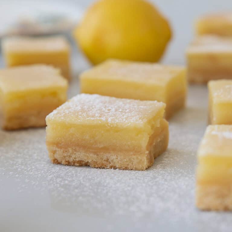 Easy Lemon Bars with a Buttery Shortbread Crust - The Cooking Foodie
