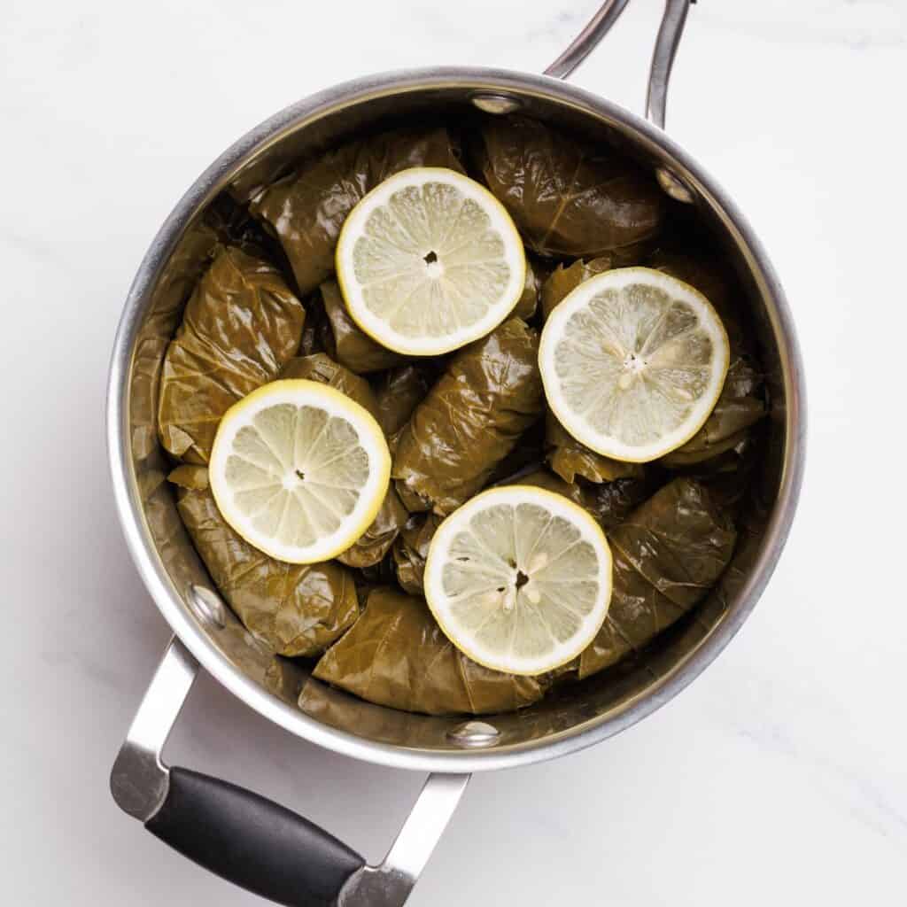 Stuffed Grape Leaves with Beef and Rice (Authentic Dolma Recipe) - The ...