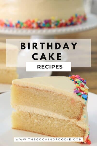 45+ Best Birthday Cake Recipes (From Classic to Unique) - The Cooking ...